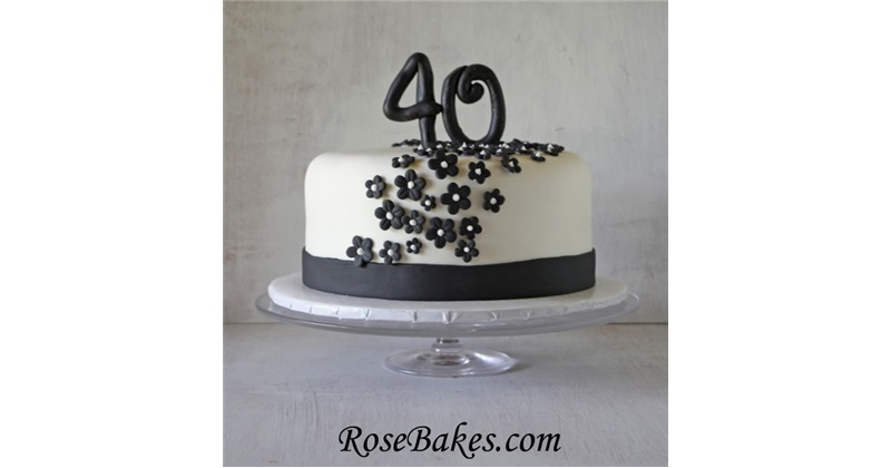 40th Anniversary Cake | 40th Anniversary Cake | Caker Street
