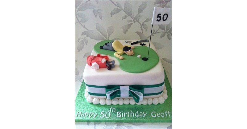 Golf theme 50th Birthday Cake | 40th Cake | Caker Street