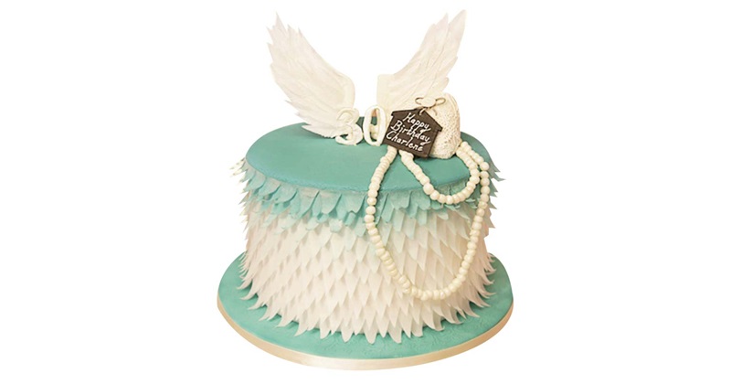 Angel theme Cake | Angel birthday cake | Caker Street