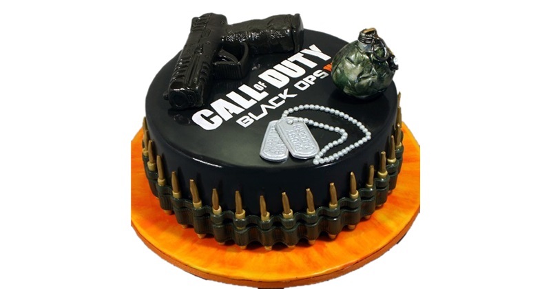 Black Ops Birthday Cake