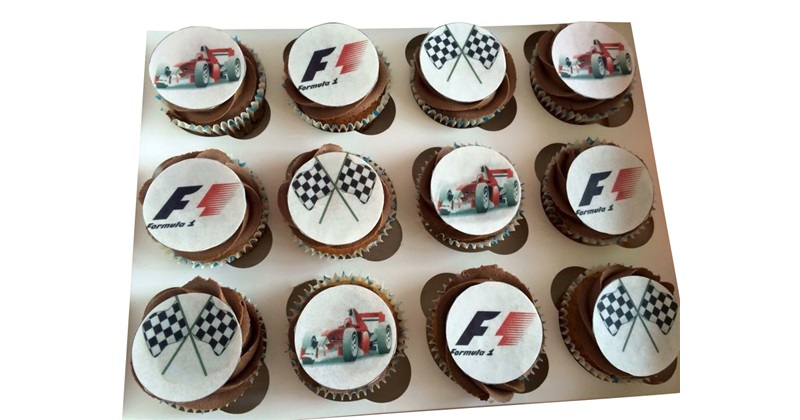 F1 Car Theme Cupcakes | Car Theme Cupcakes | Caker Street