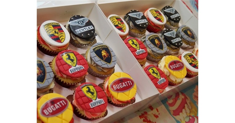 Ferrari Themed Cupcakes | Ferrari Themed Cupcakes | Caker Street