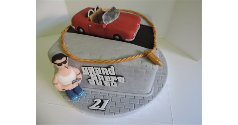 GTA Theme Cake | Birthday Cake | Caker Street