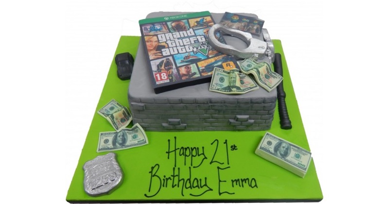 GTA Theme Cake | Birthday Cake | Caker Street
