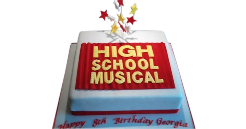 High School Cake | Musical Theme Birthday Cake | Caker Street