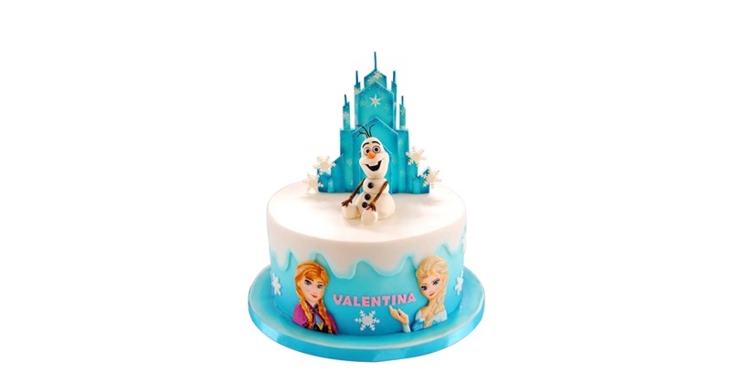 Ice Castle Frozen Cake Ice Castle Frozen Cake For Kids | Frozen Elsa