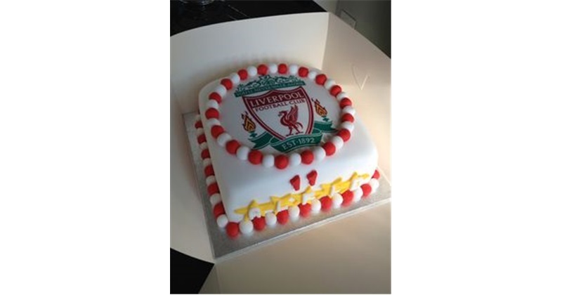 Liverpool F.C. cake 50th | 50th Birthday Cake | Caker Street
