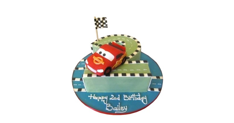 Number 2 Car Cake | Birthday Cake | Caker Street