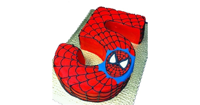 Spiderman 5th Birthday Cake For Boys | 5th Anniversary Cake | Caker Street
