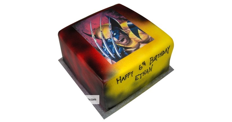 wolverine photo cake | Birthday Cake | Caker Street