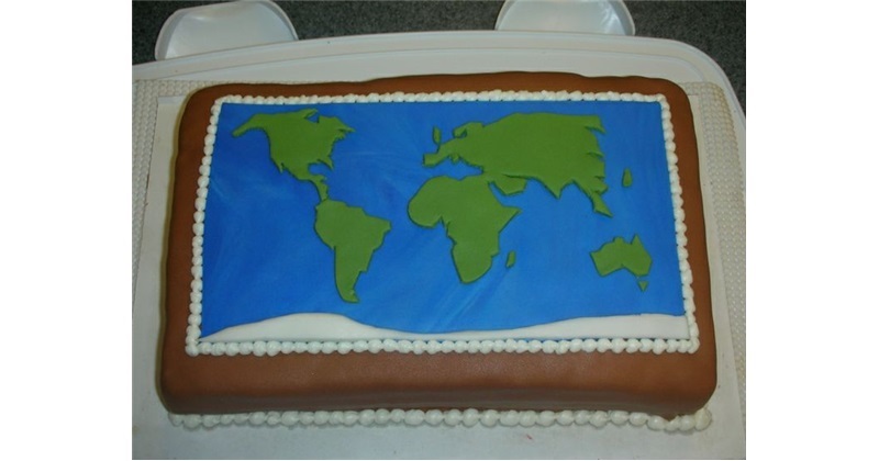 World Map Cake | World Map Cake | Caker Street