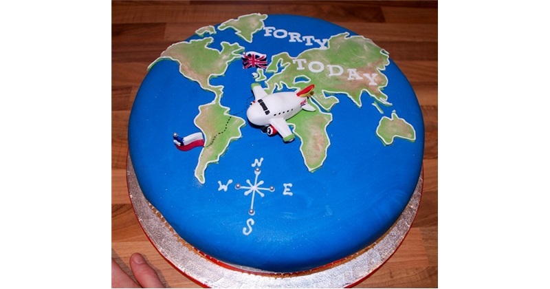 World Map Cake | World Map Cake | Caker Street