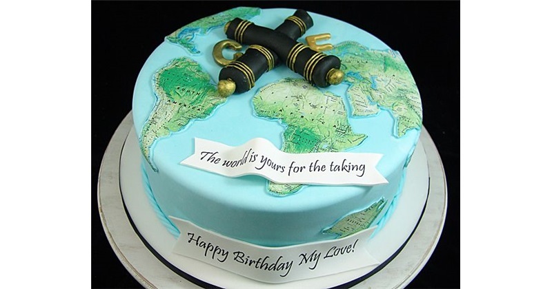 World Map Cake | World Map Cake | Caker Street